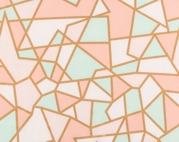 Geometric Fabric 100% Cotton Fabric Geometric Print Fabric Geometric ...