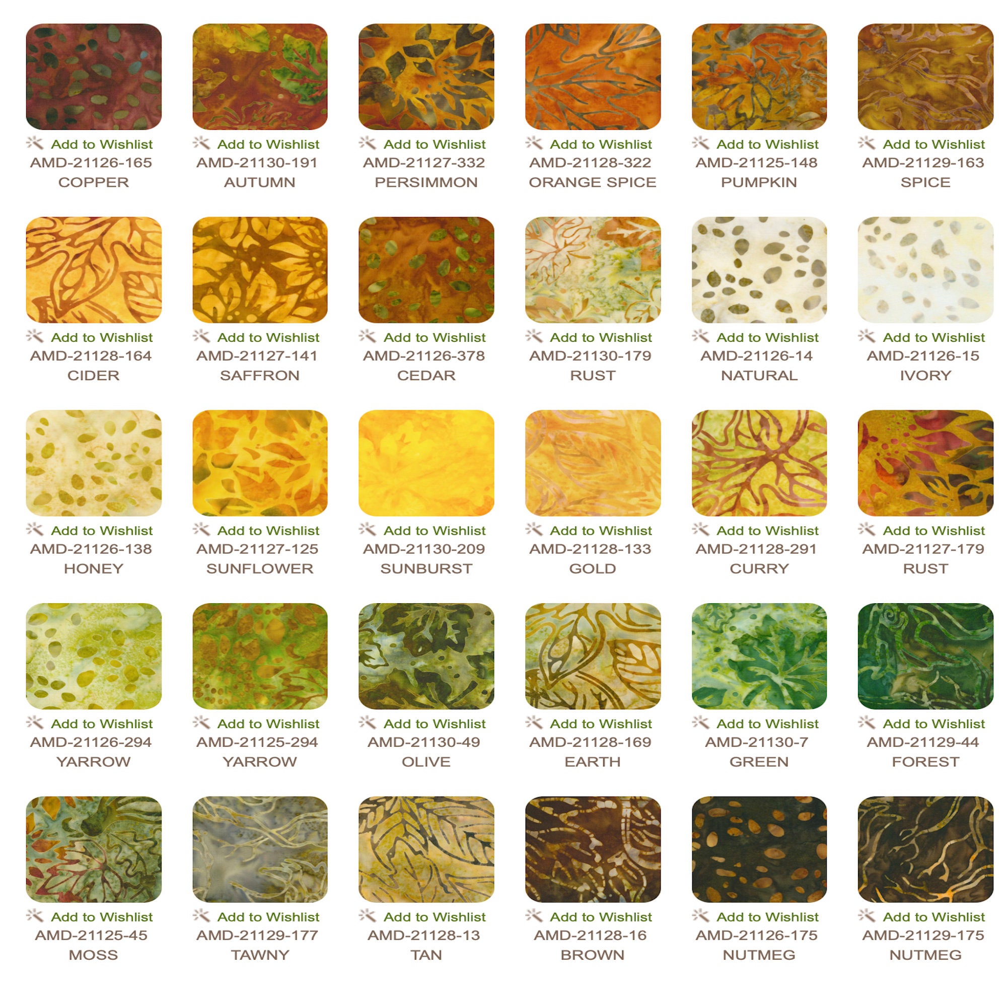 Celebrate Fall Batik Fabric Squares - Lunn Studios Charm Pack - Etsy