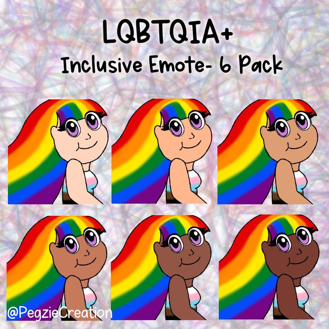 Pride 2025 | LGBTQIA+ Inclusive Emote - Etsy