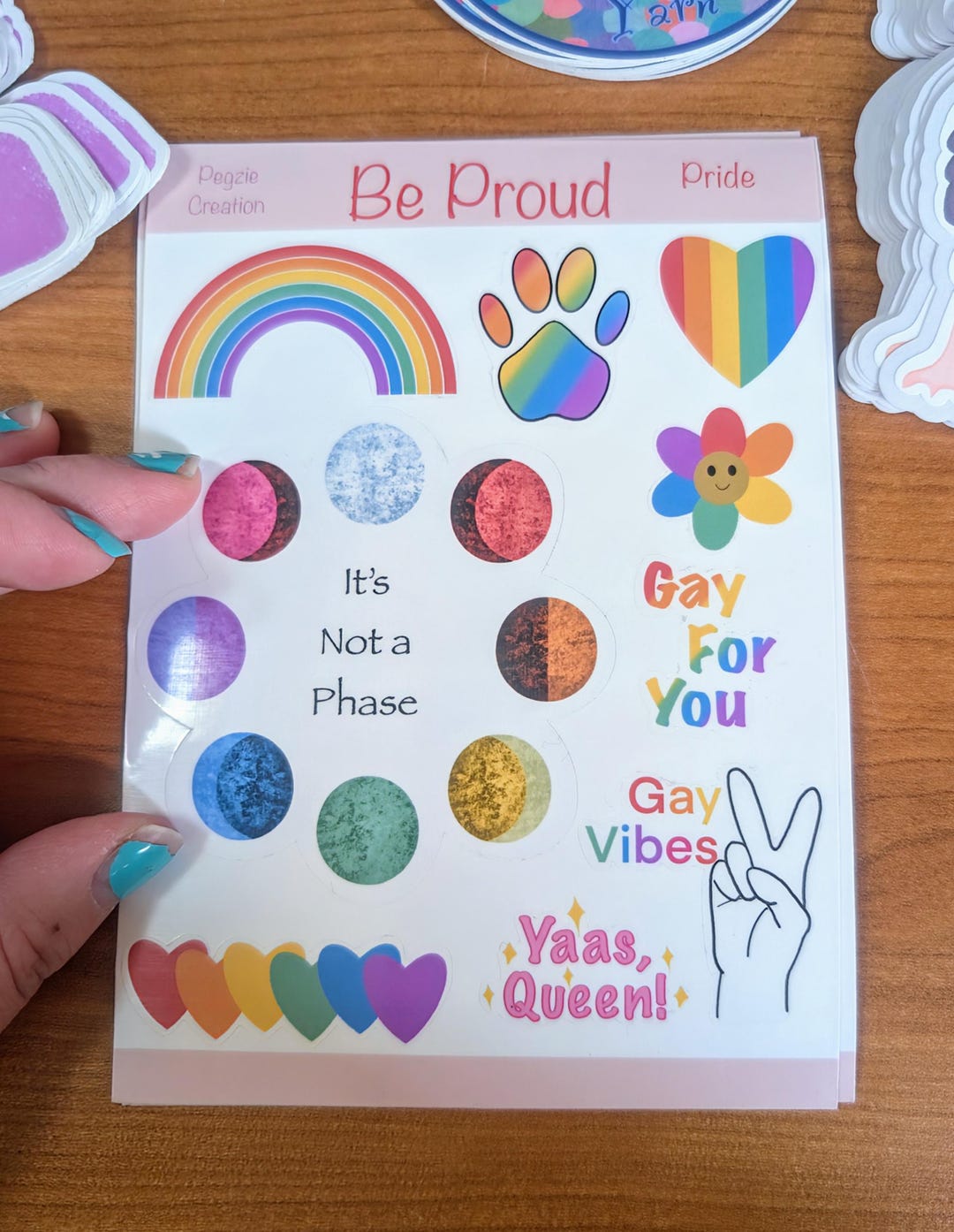 Pride Sticker Sheet - Etsy