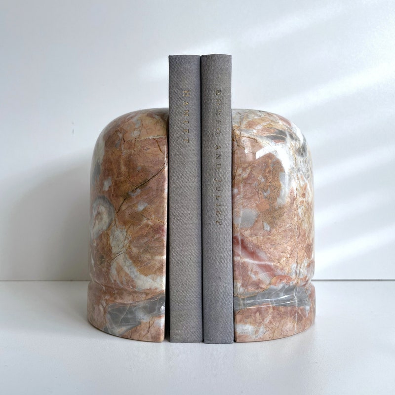 Marble Bookends - Etsy