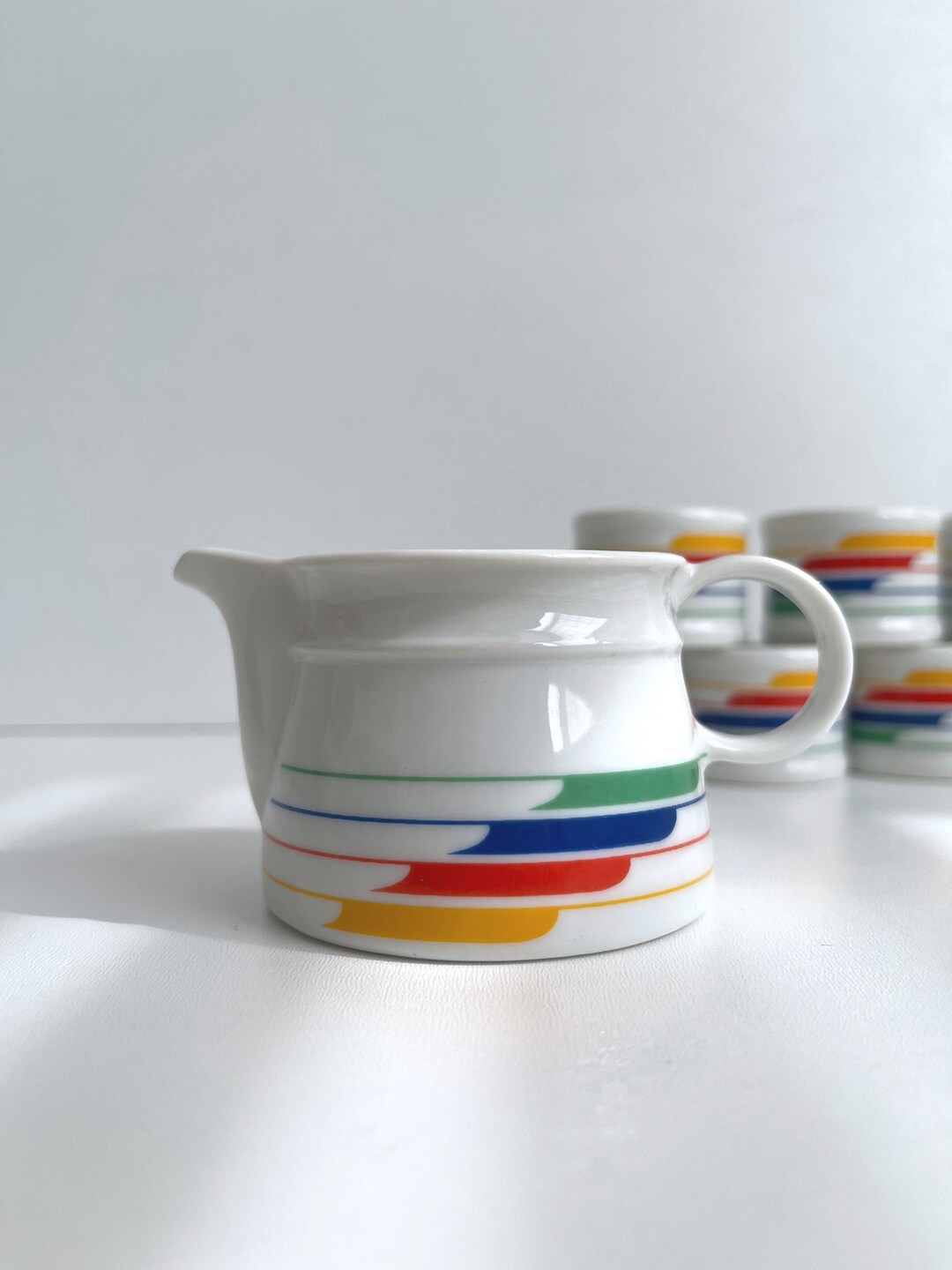 80s Rainbow 2" Creamer Studio Nova Hifi | Vintage Primary Gallery Hi-fi ...