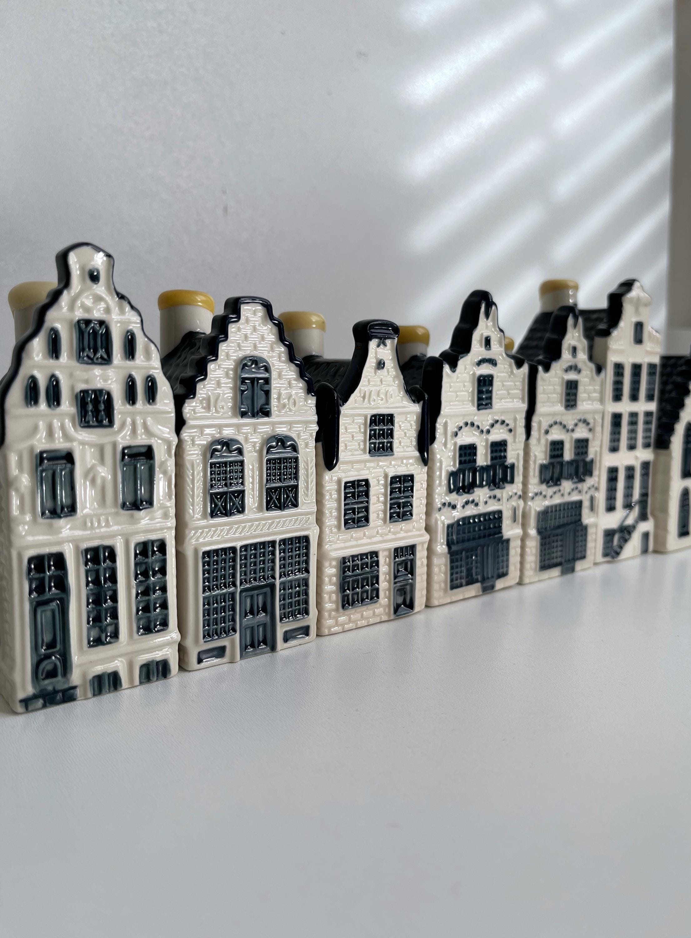Delftware Dutch Houses KLM Blue & White Collectibles Amsterdam ...