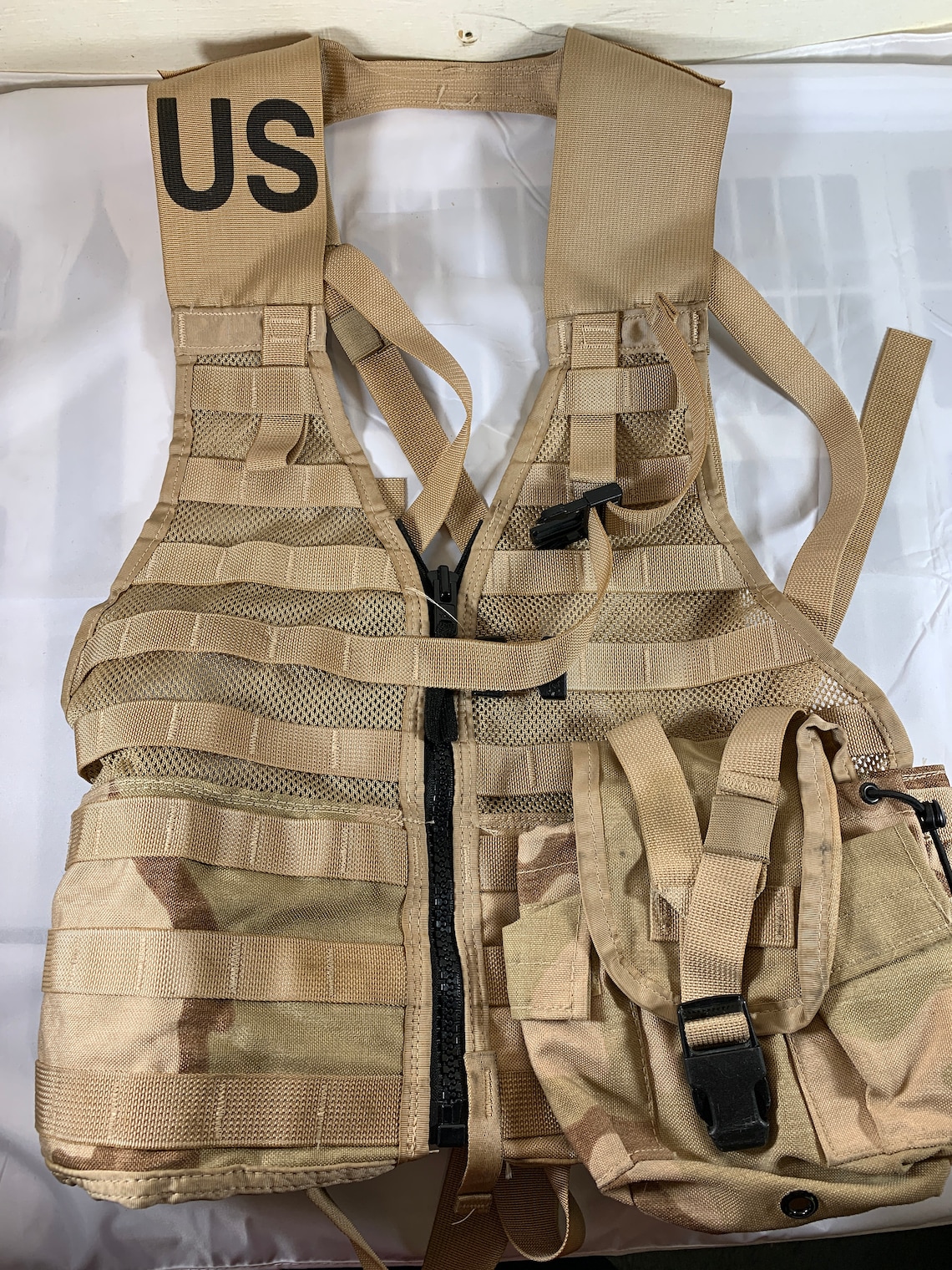 U.S. Army Surplus FLC Molle Tactical Vest With Canteen Pouch - Etsy ...