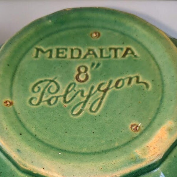 Medalta Pottery Bowl - Etsy