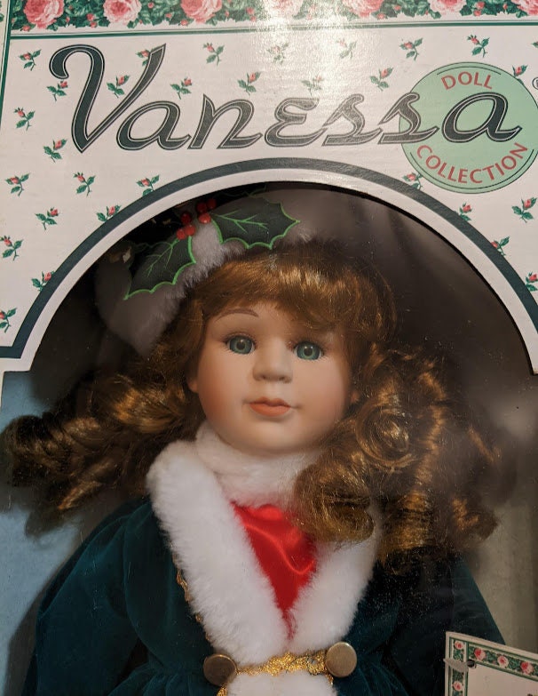 Vanessa Doll Collection Holiday Collection Porcelain Doll - Etsy