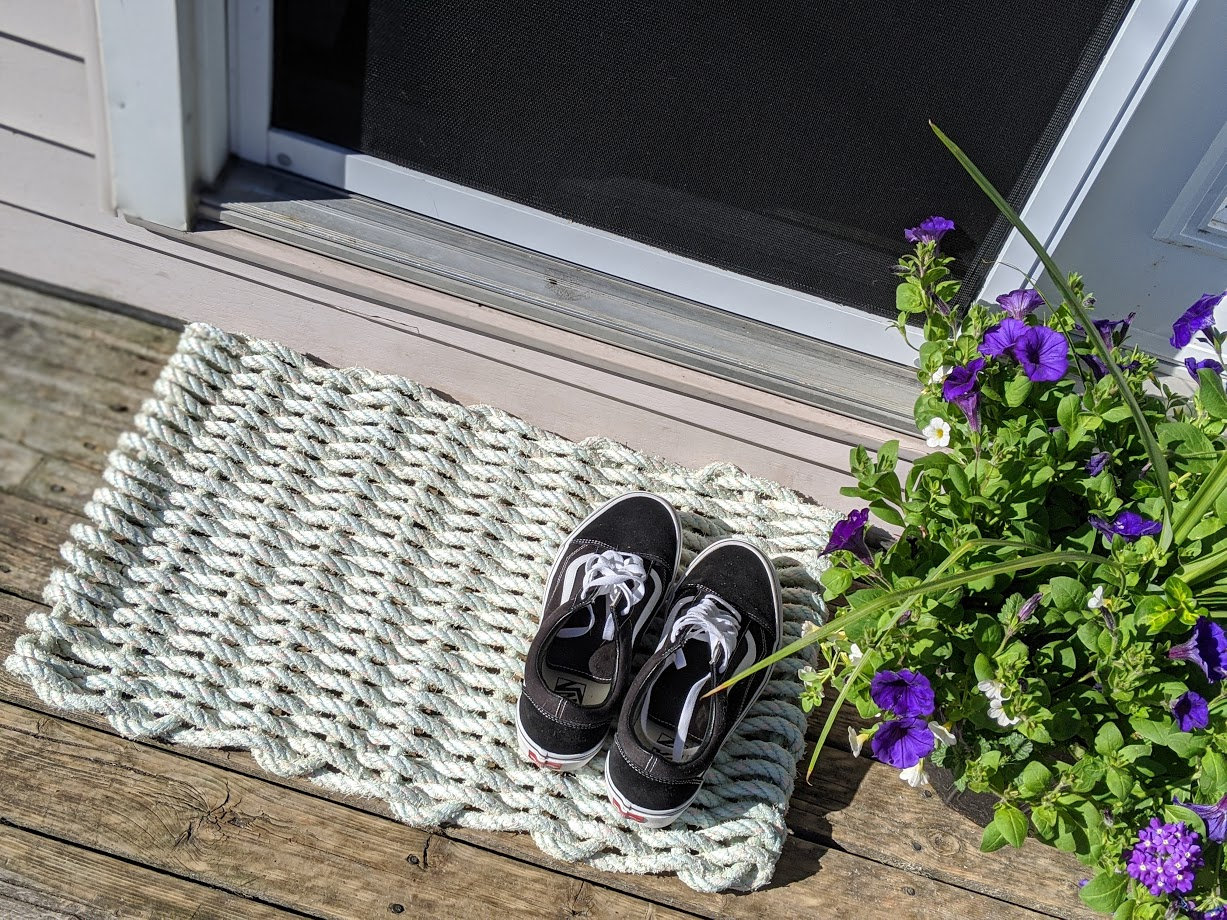 Recycled Gulf of Maine Lobster Rope Mat Handwoven Doormat - Etsy