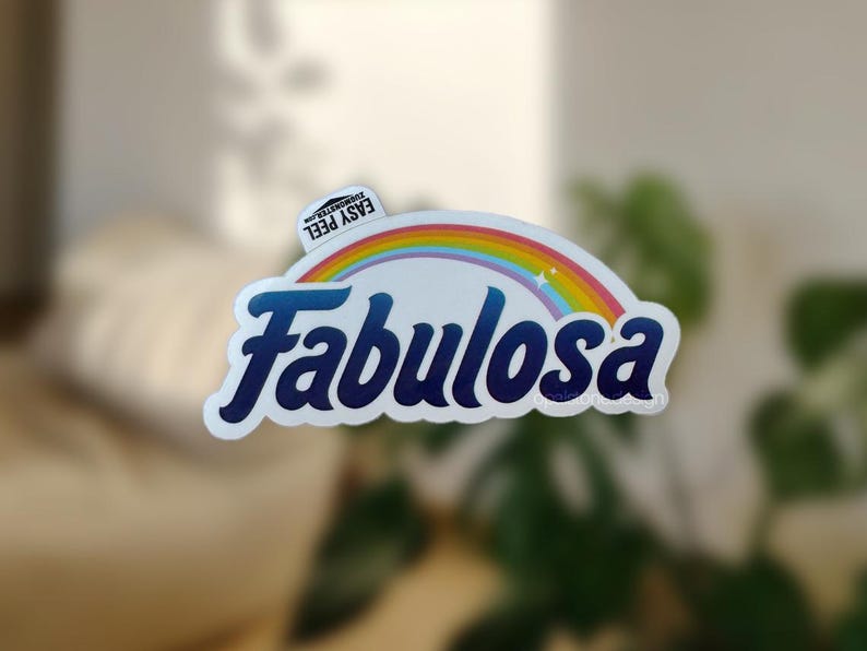 Fabulosa Laminate Sticker | Latina Aesthetic | Funny Parody Spanish ...