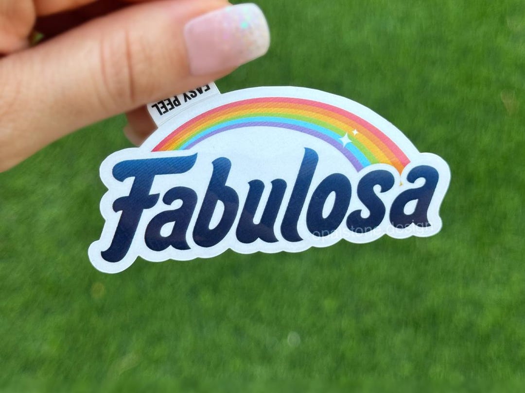 Fabulosa Laminate Sticker | Latina Aesthetic | Funny Parody Spanish ...