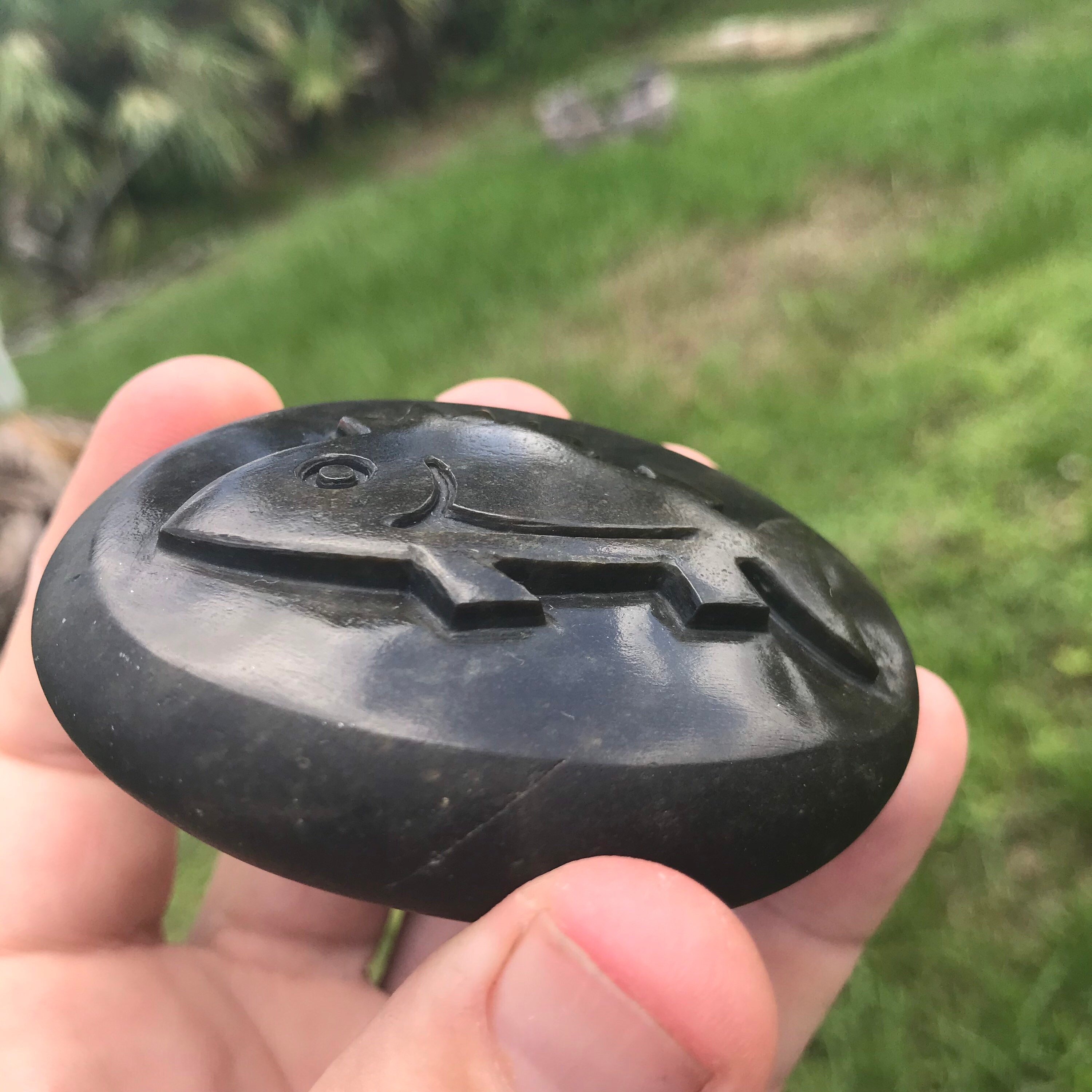 Hand Carved Stone Fish Art Aquarium Decoration Only 1 Made | Etsy