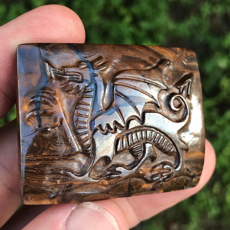 Welsh Dragon Carving on Queensland Iron Stone - Etsy