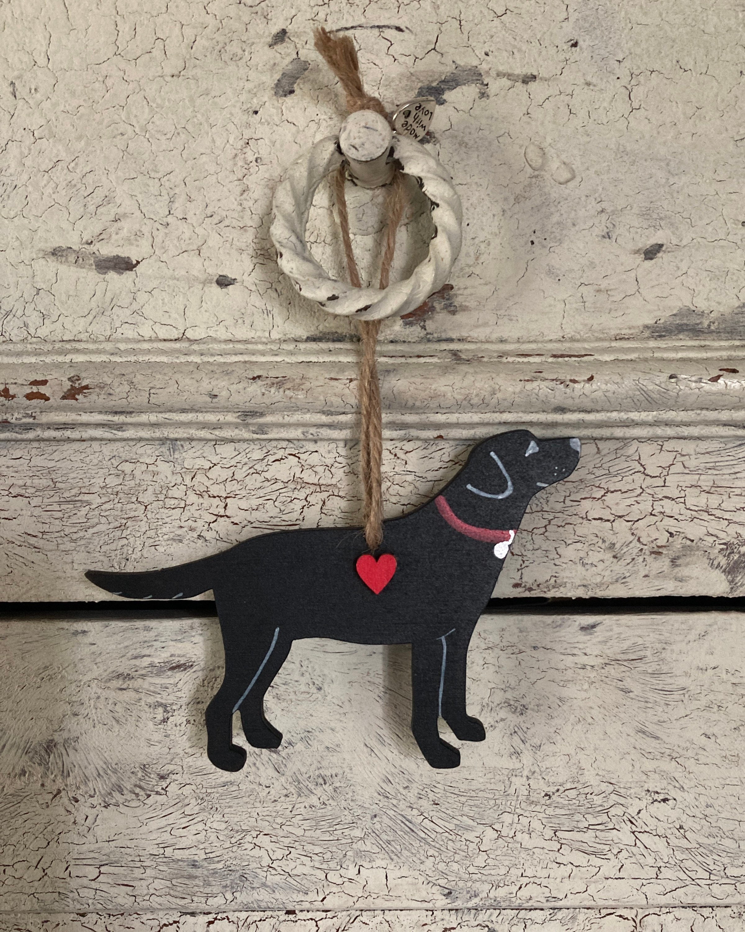 Black Labrador Hanging Decoration Labrador Gift Dog Lovers - Etsy