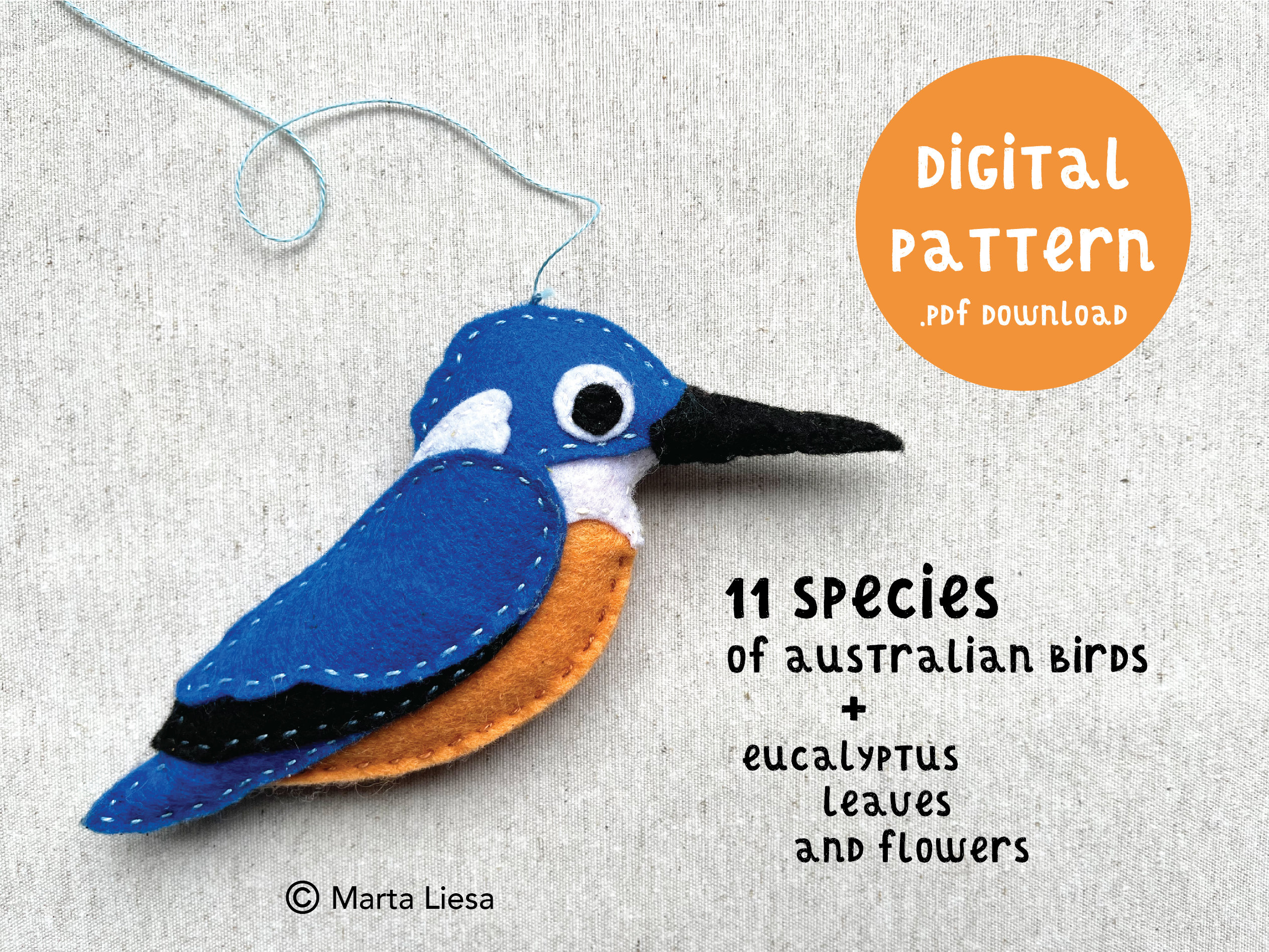 Australian Birds Baby Felt Mobile - Etsy Australia