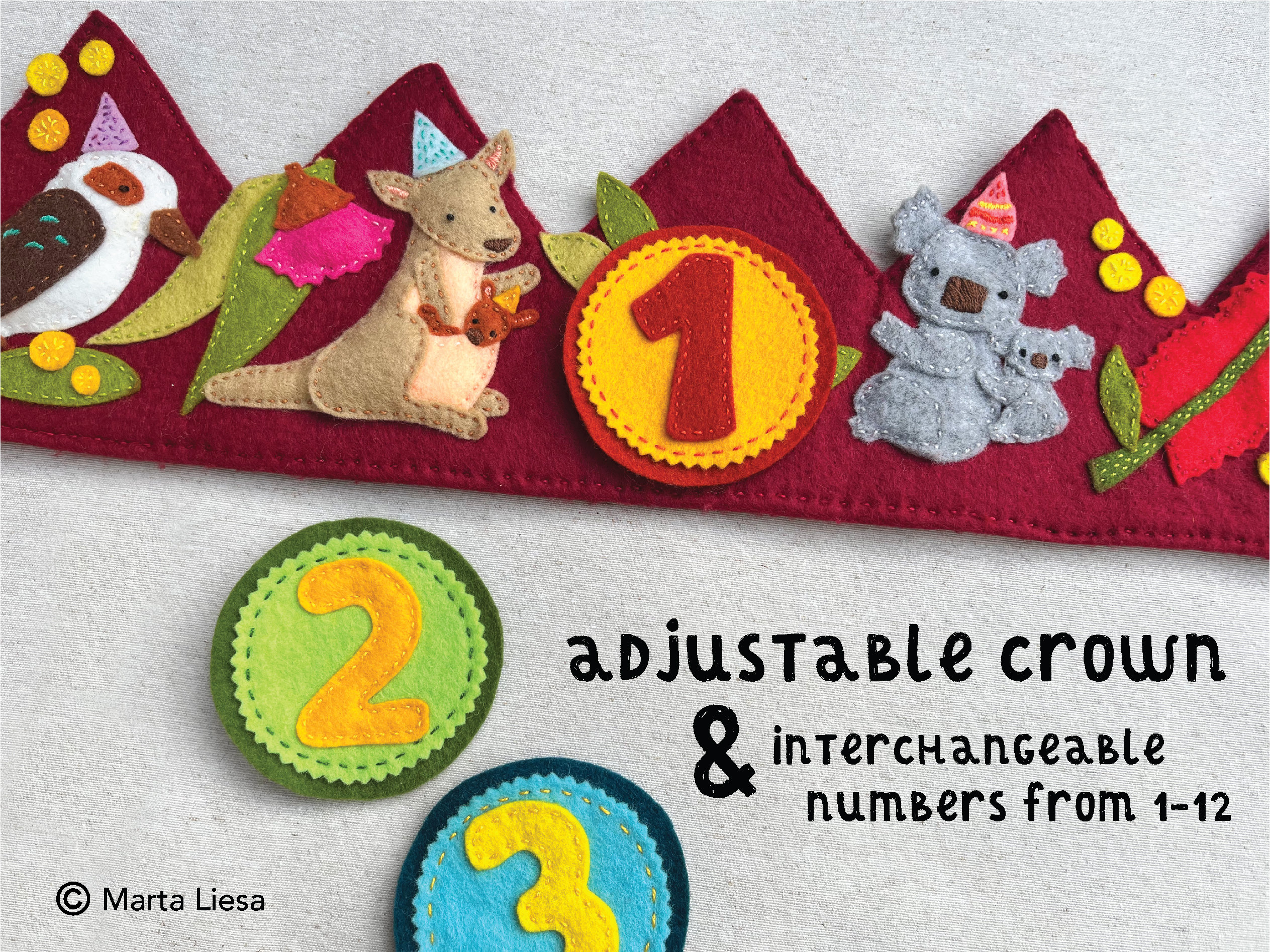 Birthday Felt Crown (digital Pattern) - Etsy