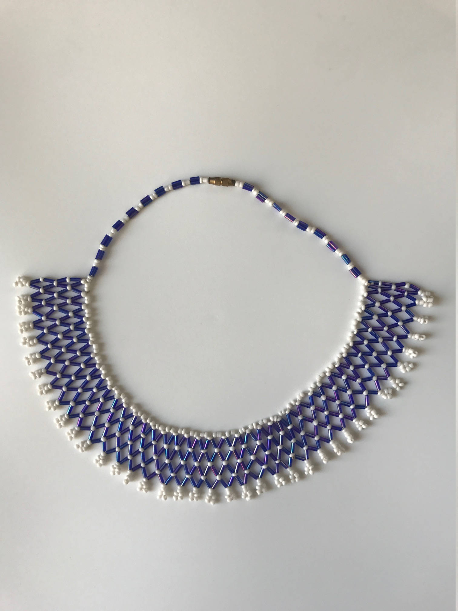 Maasai Inspired Modern Beaded Necklace // Handmade in Tanzania // Gifts ...