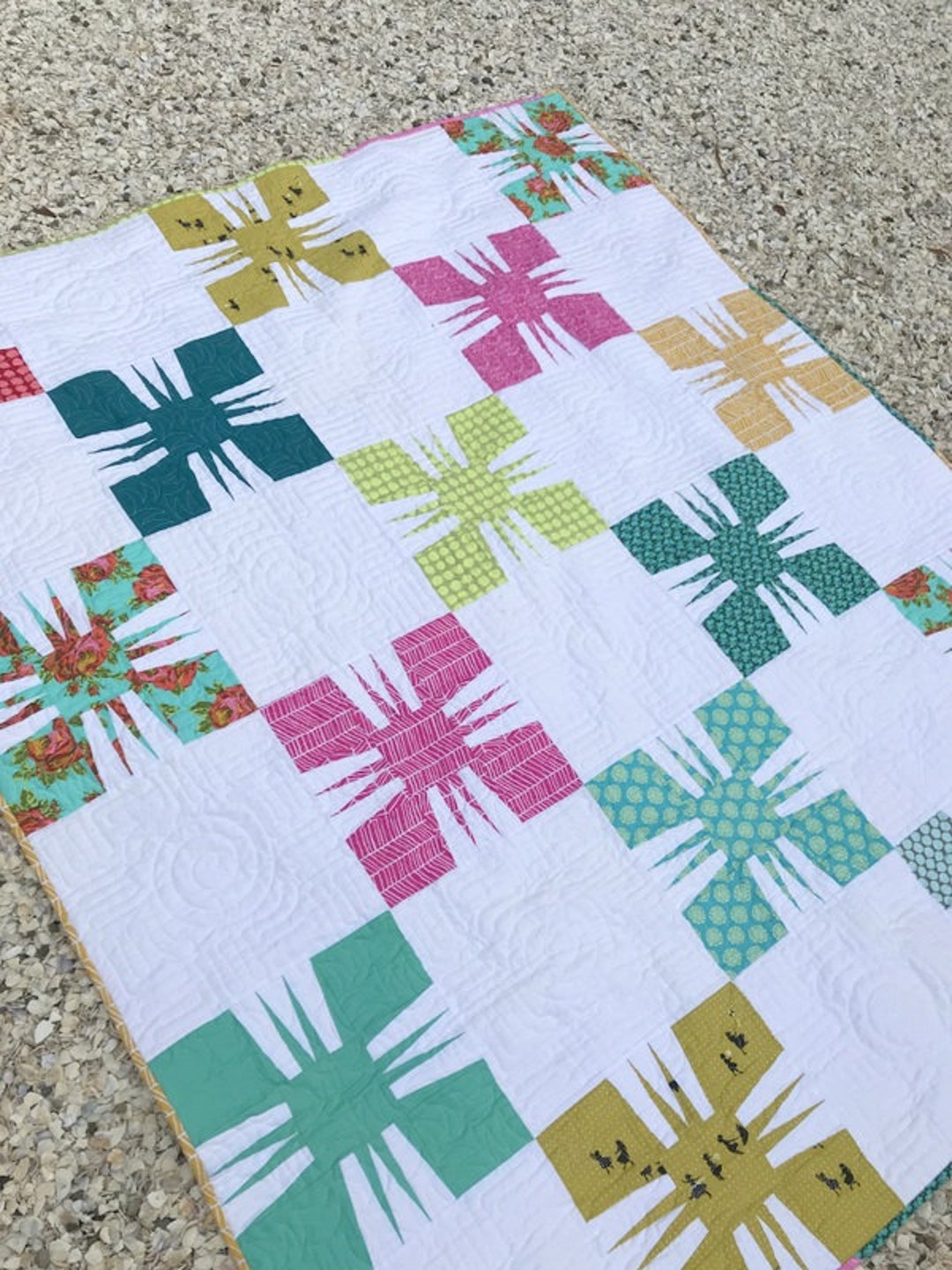 Spikey Star Quilt - Etsy