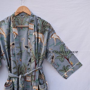Beautiful Cotton Kimono Butterfly Robes Womens Kimono Robe,womens ...