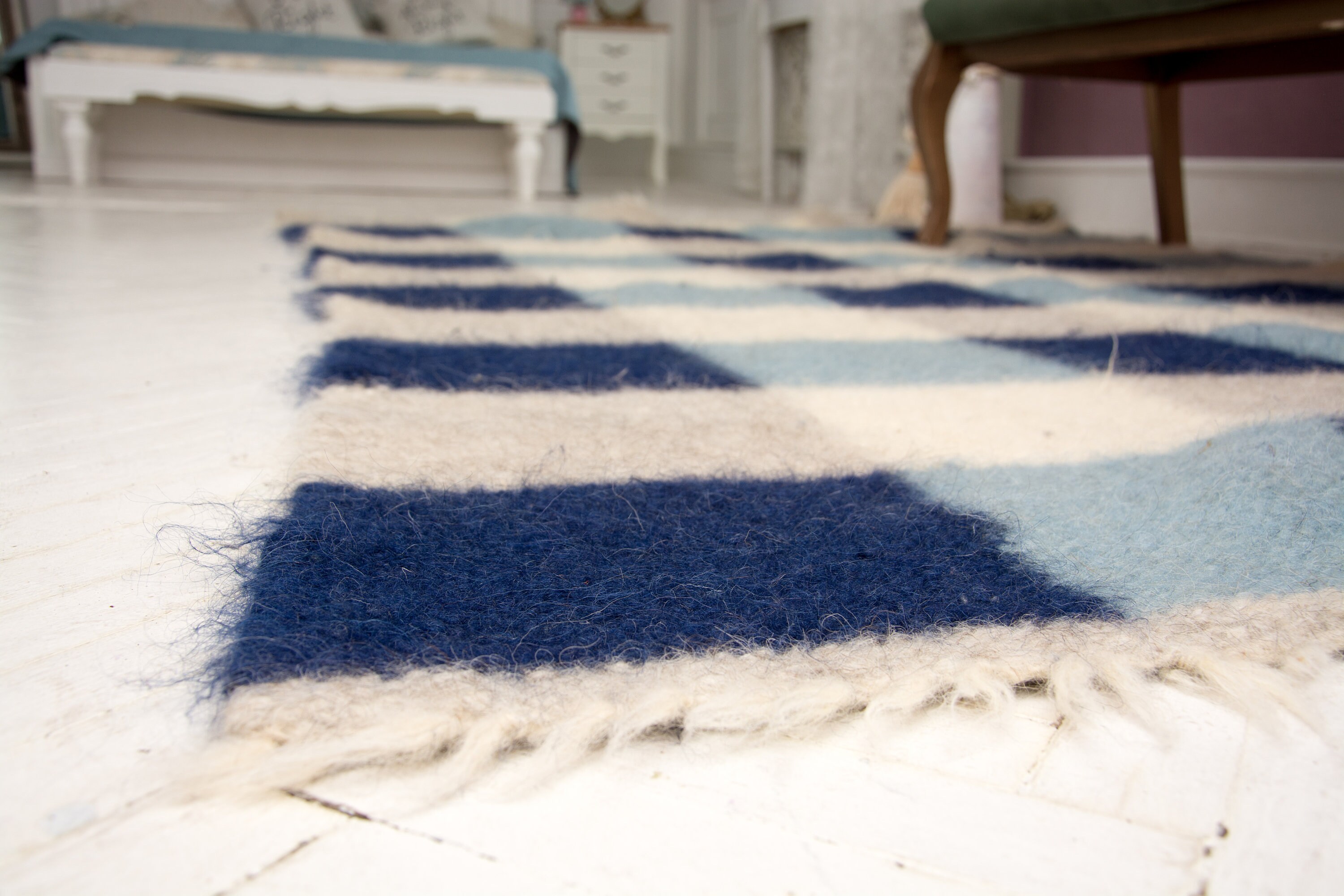 Woven Rug Wool Floor Rugs Home Living Rug Modern Rug Unique - Etsy