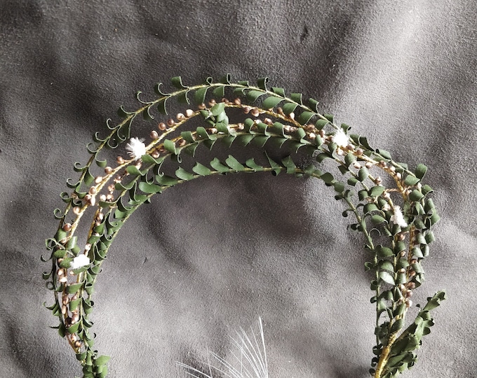 German Myrtle Wedding Crown, Vintage Myrtle Diadem, Bride, Bridal ...