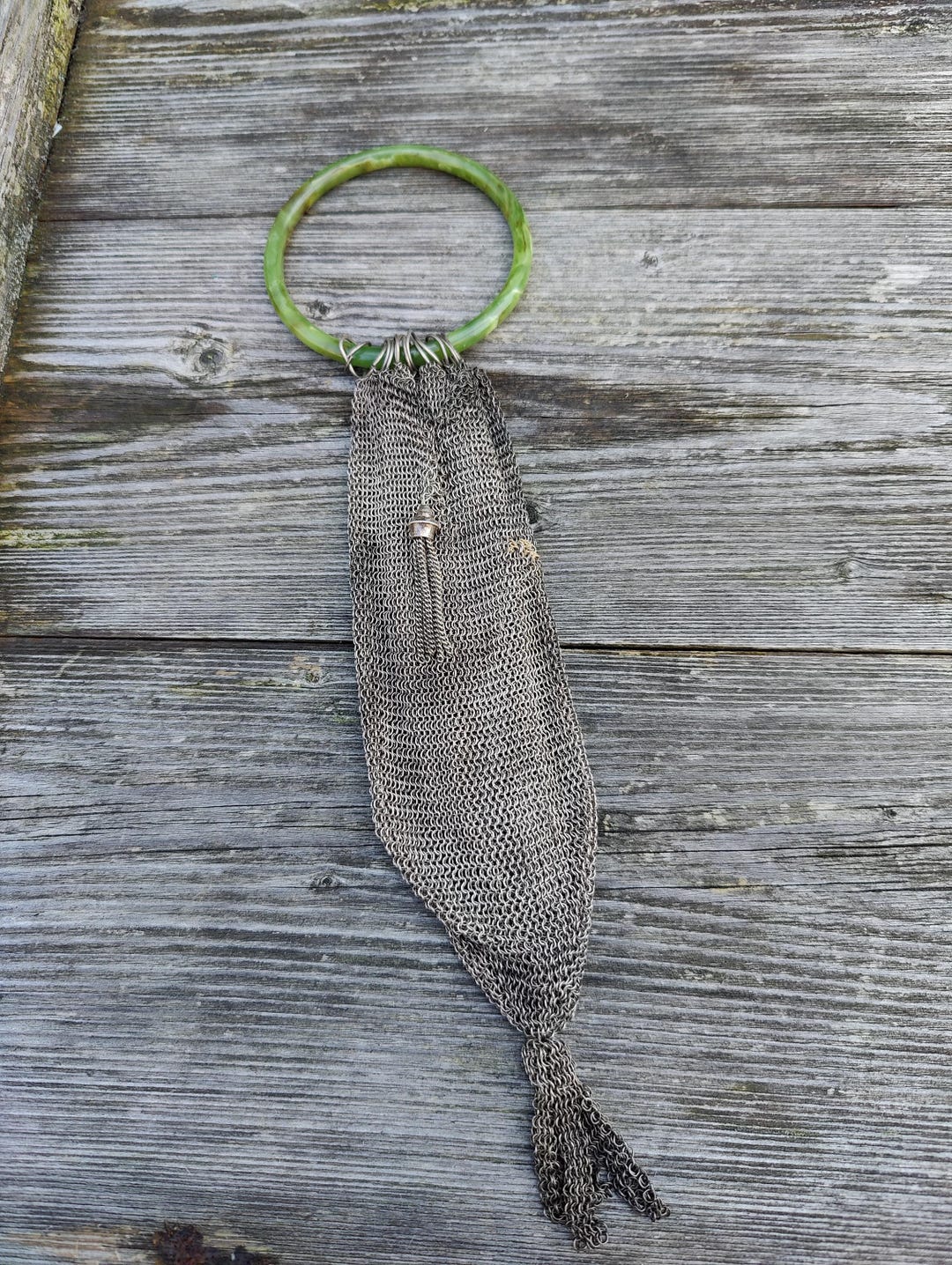 Fancy Distressed Art Deco Chainmail Pouch on Bracelet, I Could Not ...