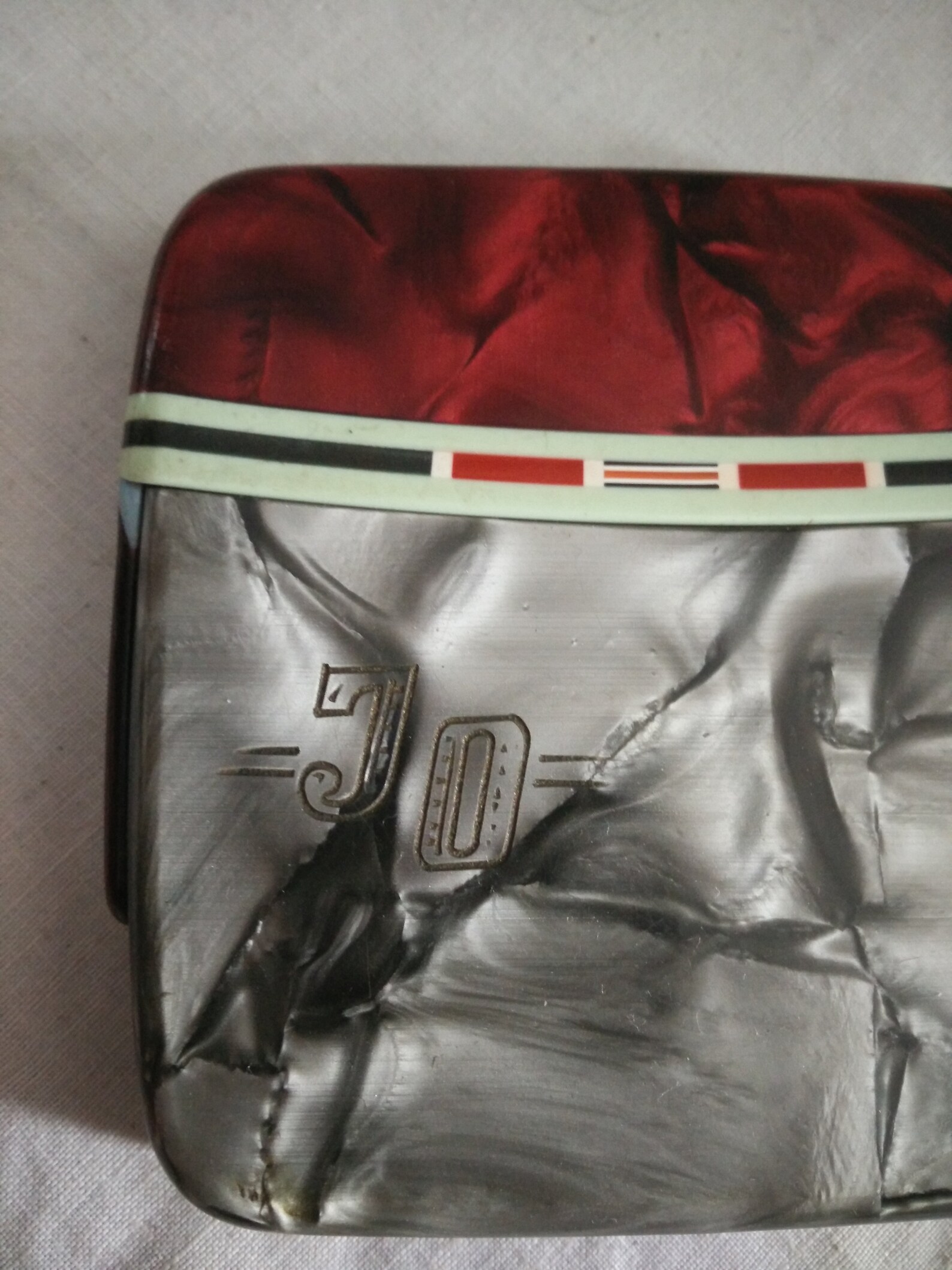 Art Deco Marbelled Celluloid Cigarette Case Fifties Celuloid - Etsy