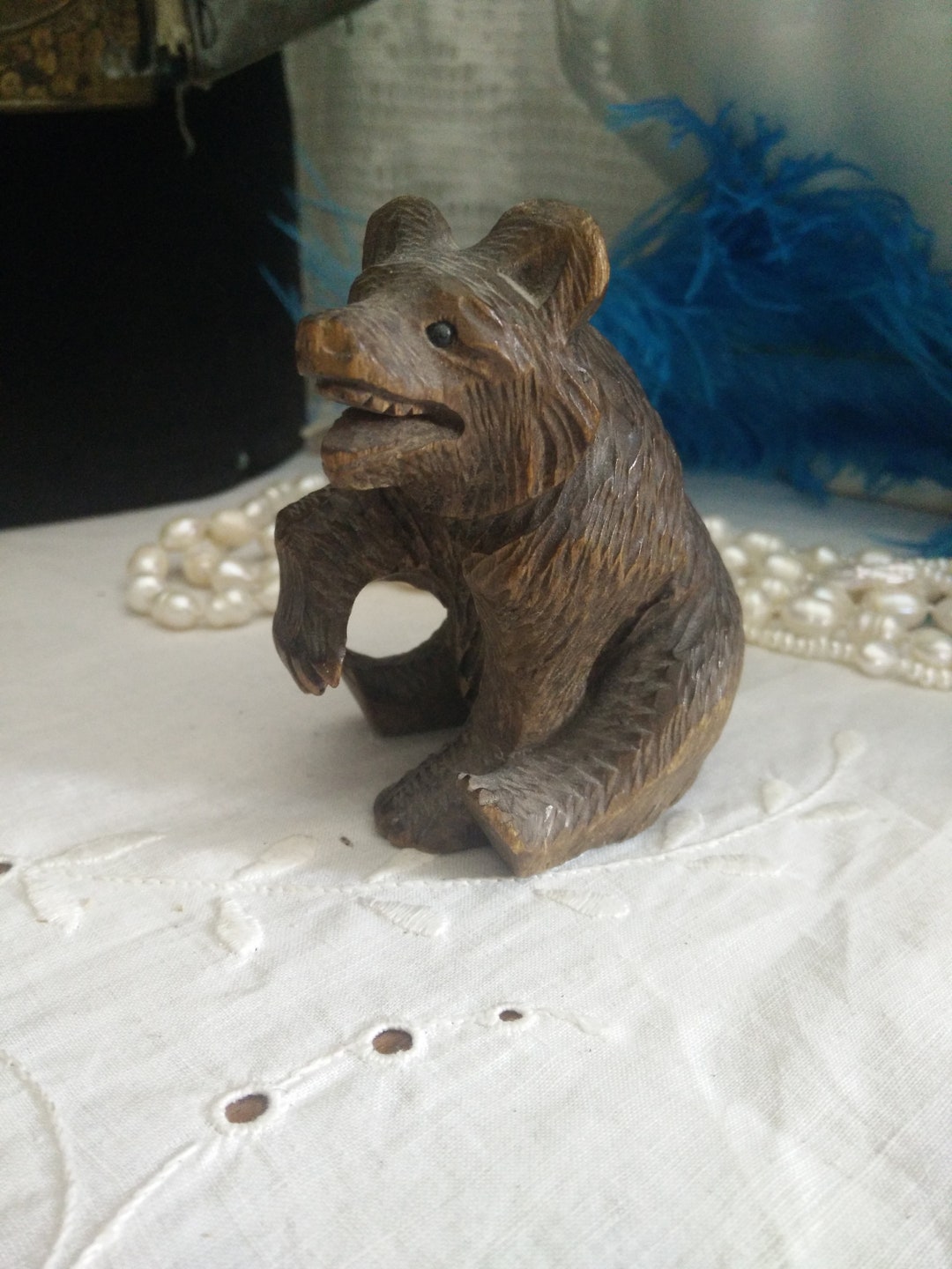 Old Blackforest Bear, Carved Bear, 1880-1900, Souvenir Grand Tour ...