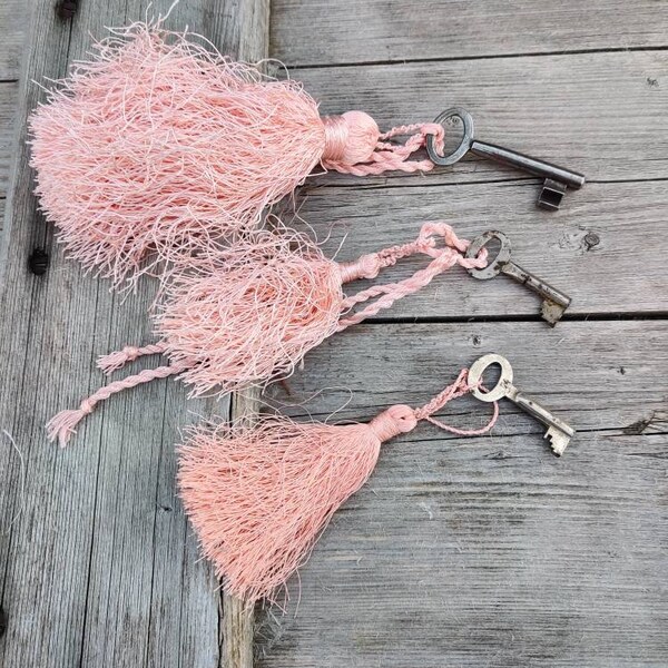French Key Tassel - Etsy