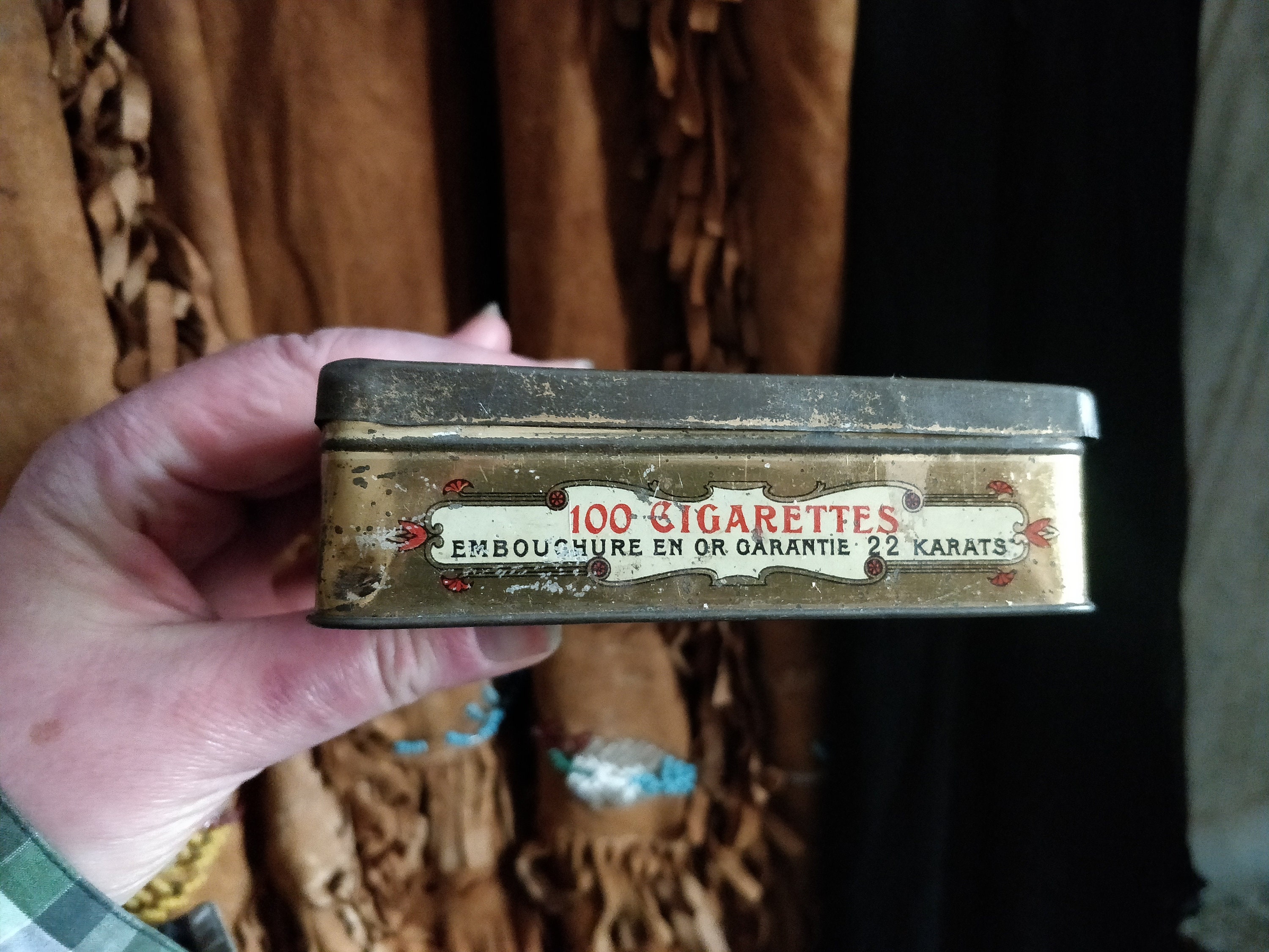 Nestor Gianaclis Cigarette Tin, Oriental Tent , Bedouin Tent, 1920-40 ...