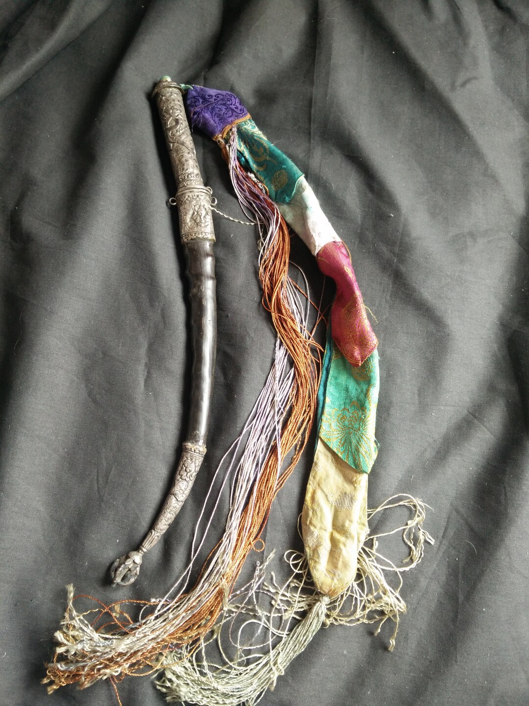 Very Old Tibet, Nepal Dagger, Phurba, Ceremonial Dagger Made of Horn ...