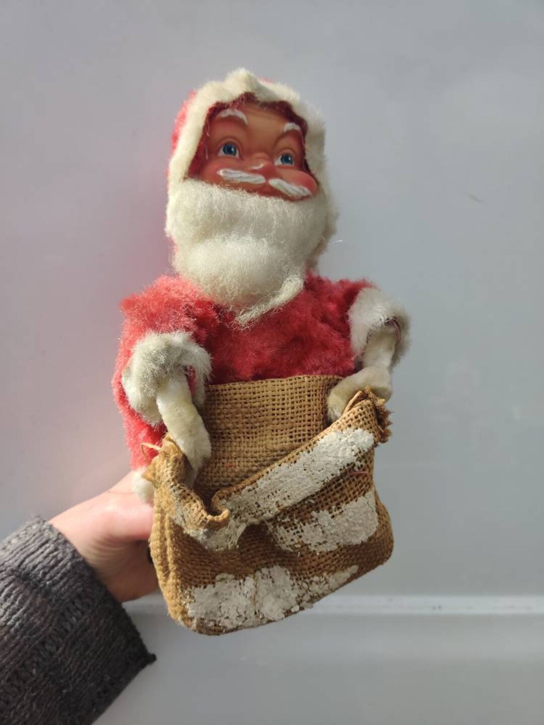 Vintage German Bobble Head, Wobble Head Santa, Father Christmas - Etsy