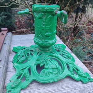 Antique German Dwarf Christmas Tree Stand, Gnome Christmas Decor ...