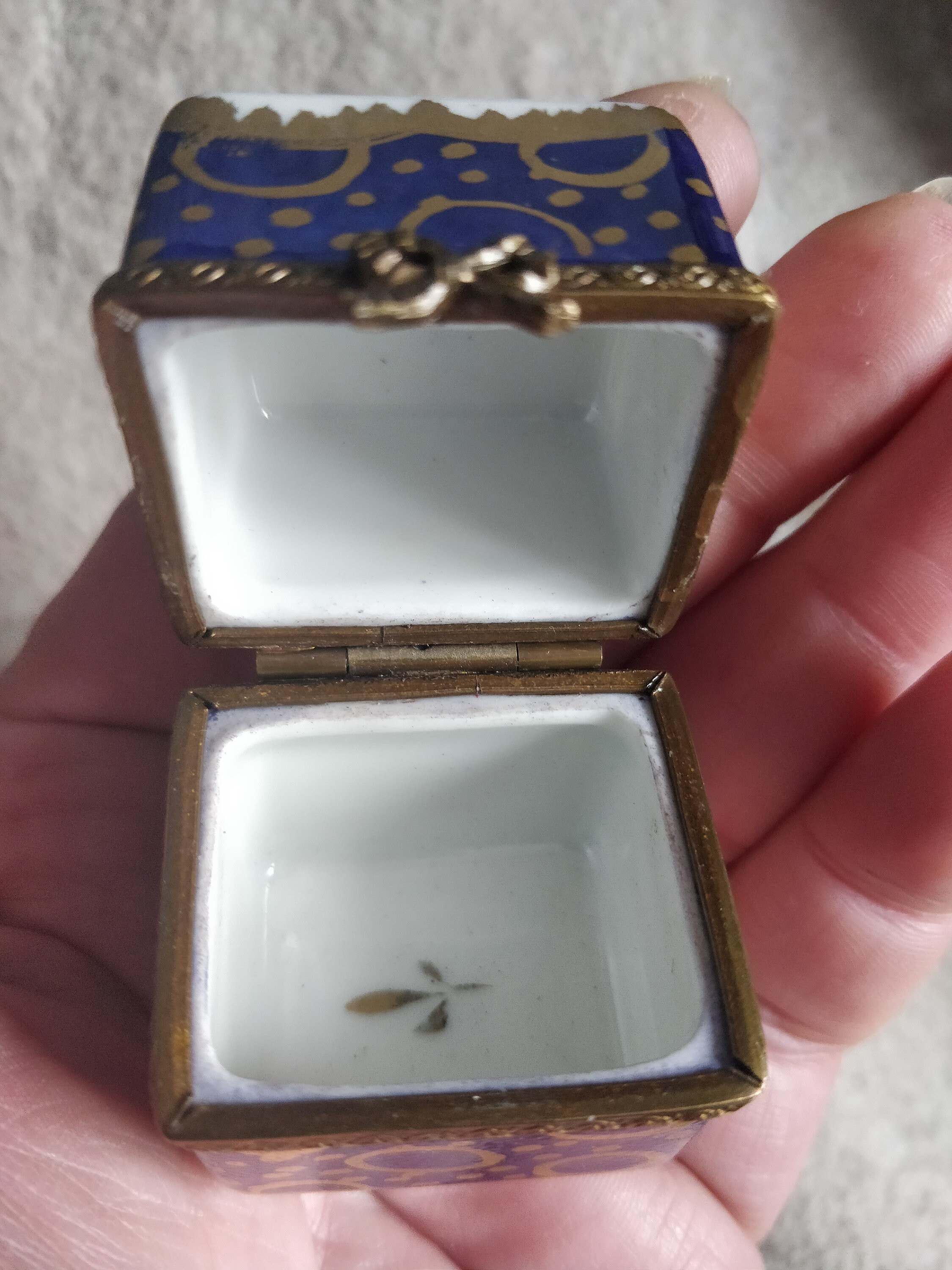 Limoges Box With Bottleshand Painted Shaped Box Ring Box | Etsy