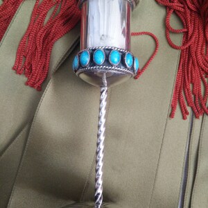 Tim Kee Whitman, Navajo Candle Holder, Tkw, Sterling Silver and ...