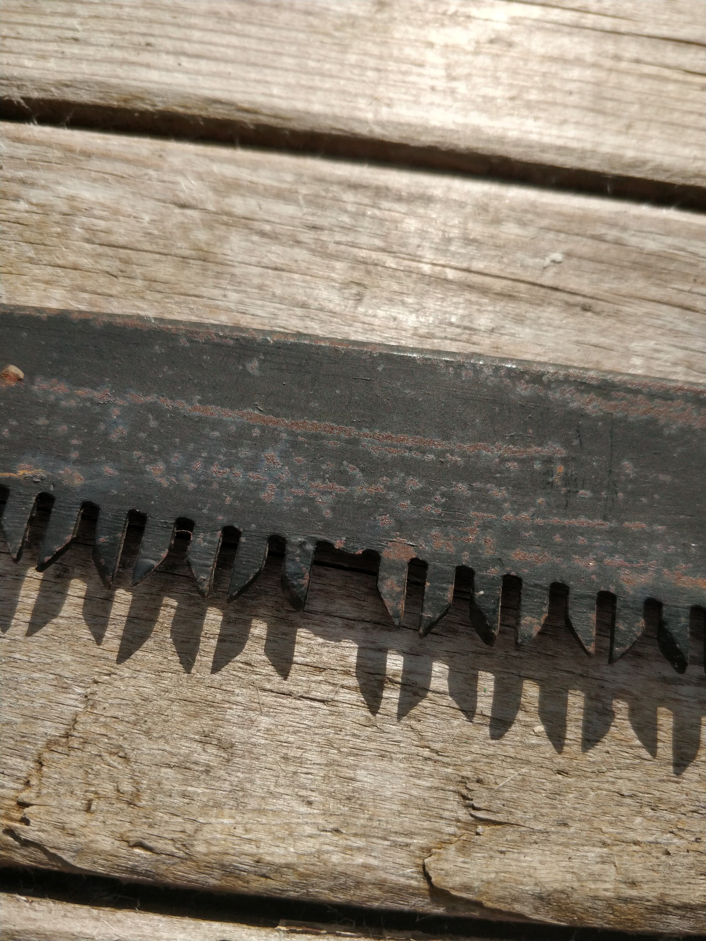 Antique Hacksaw Old Iron Saw With Patina Brokante Decor | Etsy