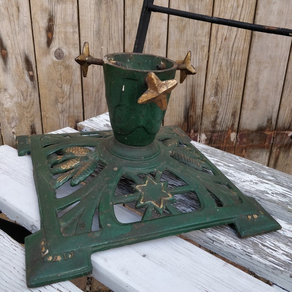 Cast Iron Tree Stand - Etsy
