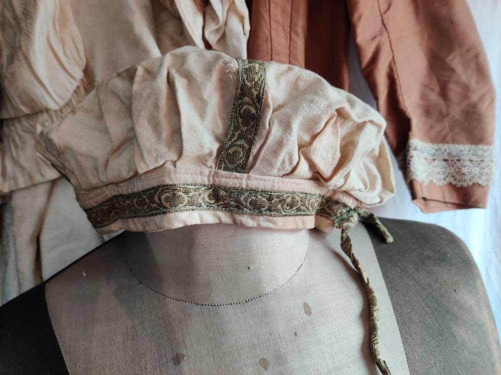 Antique Theater Bonnet, Ca 1930s With Heavy Patina. Metal Braid ...