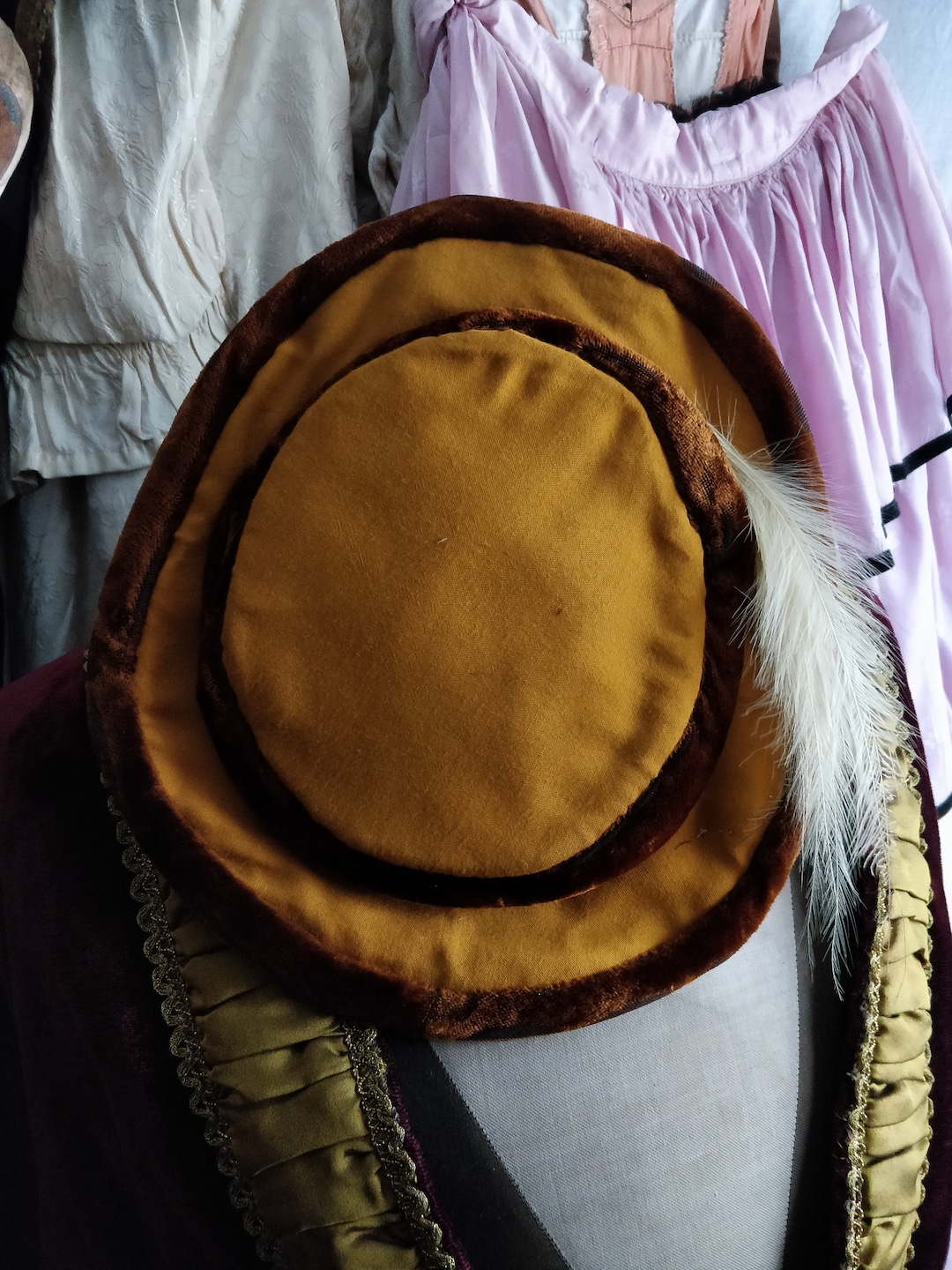 Antique Theater Hat, Theater Costume, Opera Hat, Boudoir Style - Etsy