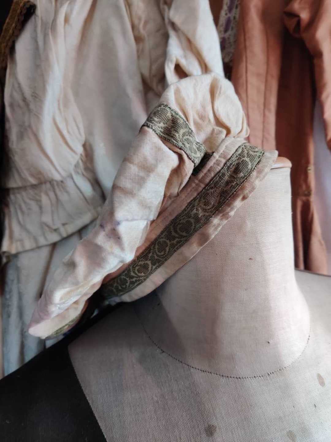 Antique Theater Bonnet, Ca 1930s With Heavy Patina. Metal Braid ...