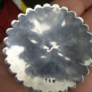 Tim Kee Whitman, Navajo Candle Holder, Tkw, Sterling Silver and ...