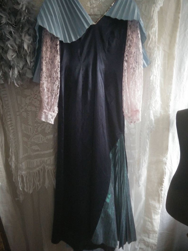 Opera Stage Dress Vintage Blue Mermaid Dress Vintage Stage - Etsy