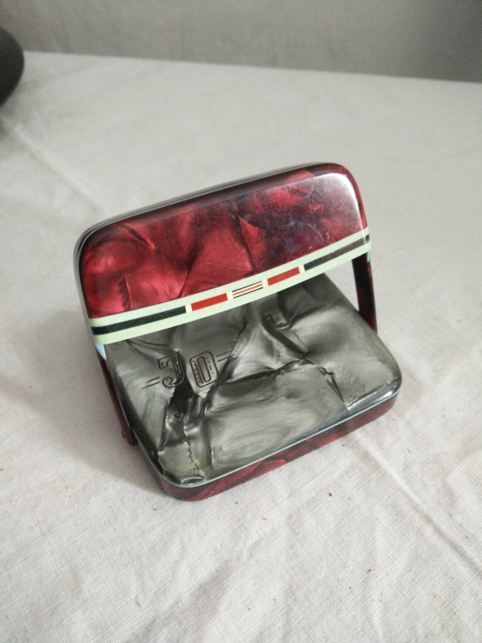 Art Deco Marbelled Celluloid Cigarette Case Fifties Celuloid - Etsy