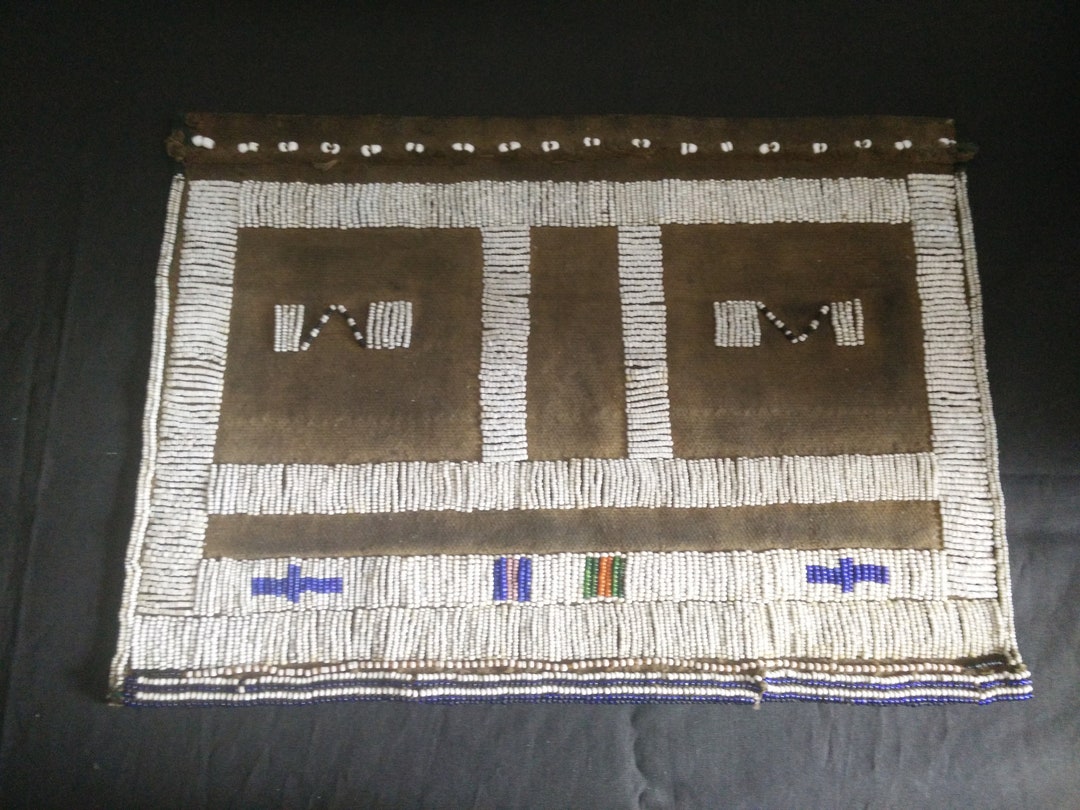 Ndebele Apron, Vintage African Art, Girls Beaded Apron, Ndebele Dress ...
