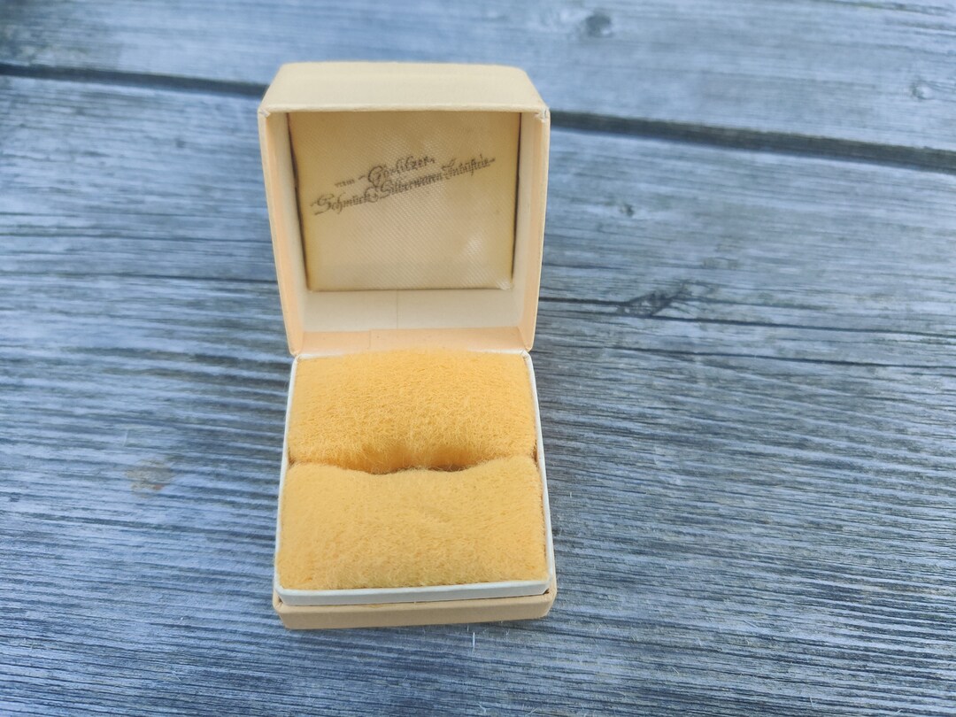 Vintage Ring Box Aus Pappe, 1930-1950er Jahre - Etsy