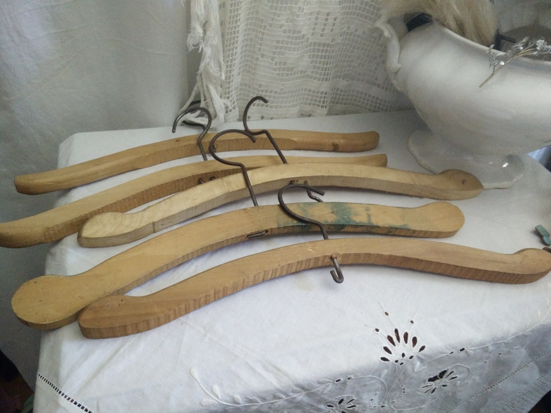 5 Distressed Victorian Theater Coat Hanger, Victorian, Edwardian ...