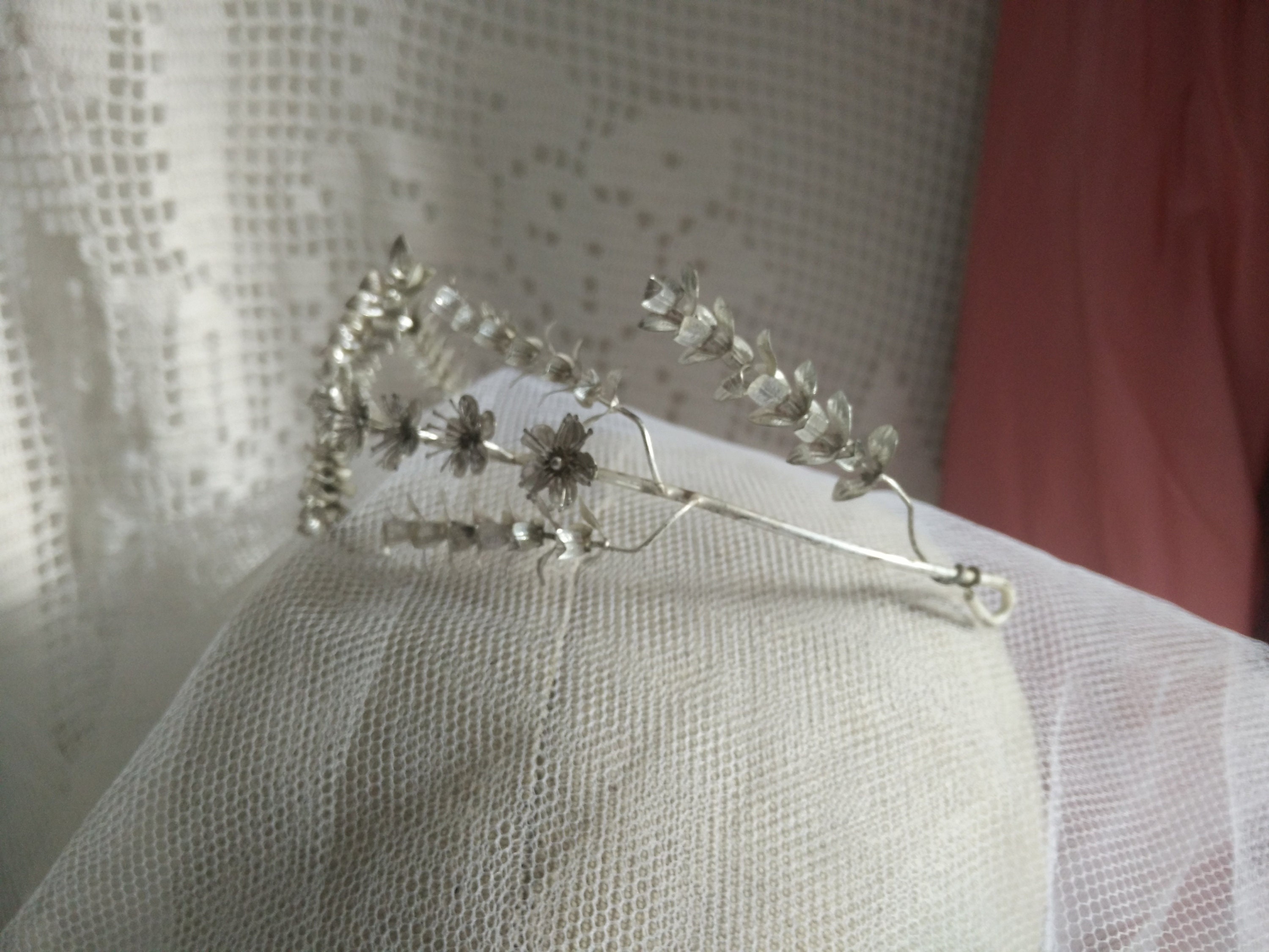 German Silver Myrtle Crown Myrtle Tiara Wedding Aniversary - Etsy