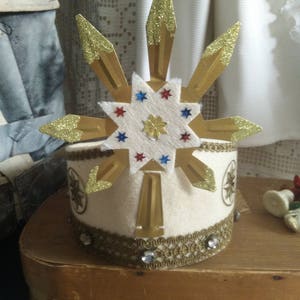 Rare Vintage Christmas Play Crown, Angel Crown, Vintage Christmas ...