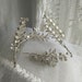 Elegant German Myrtle Crown, Vintage Silver Wedding Tiara, Silver ...