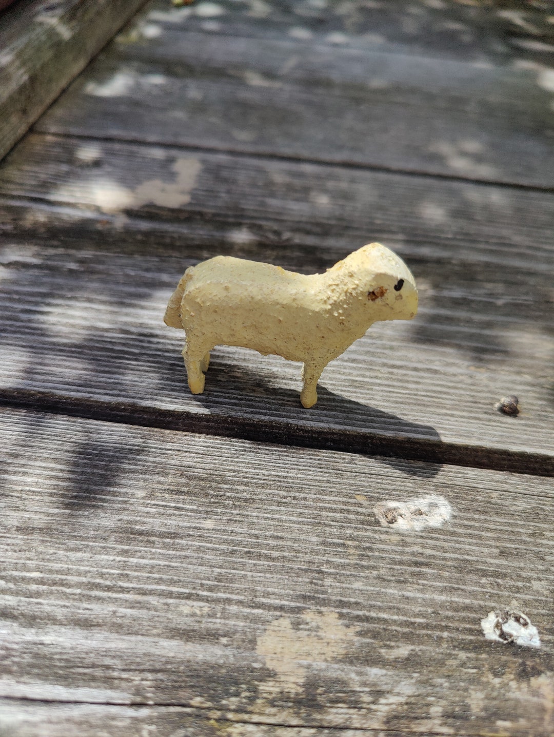 Old Tiny German Putz Sheep, German Christmas, Erzgebirge Sheep - Etsy