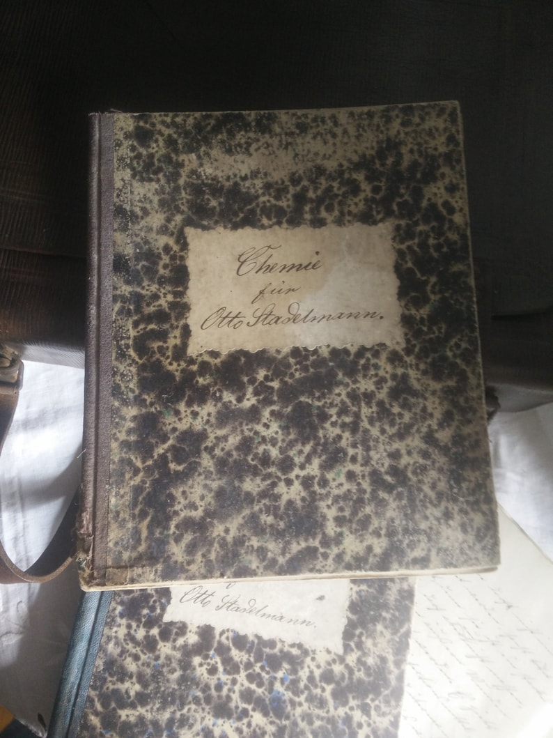 Very old School Notebooks 1880-1900 handwritten in germany | Etsy