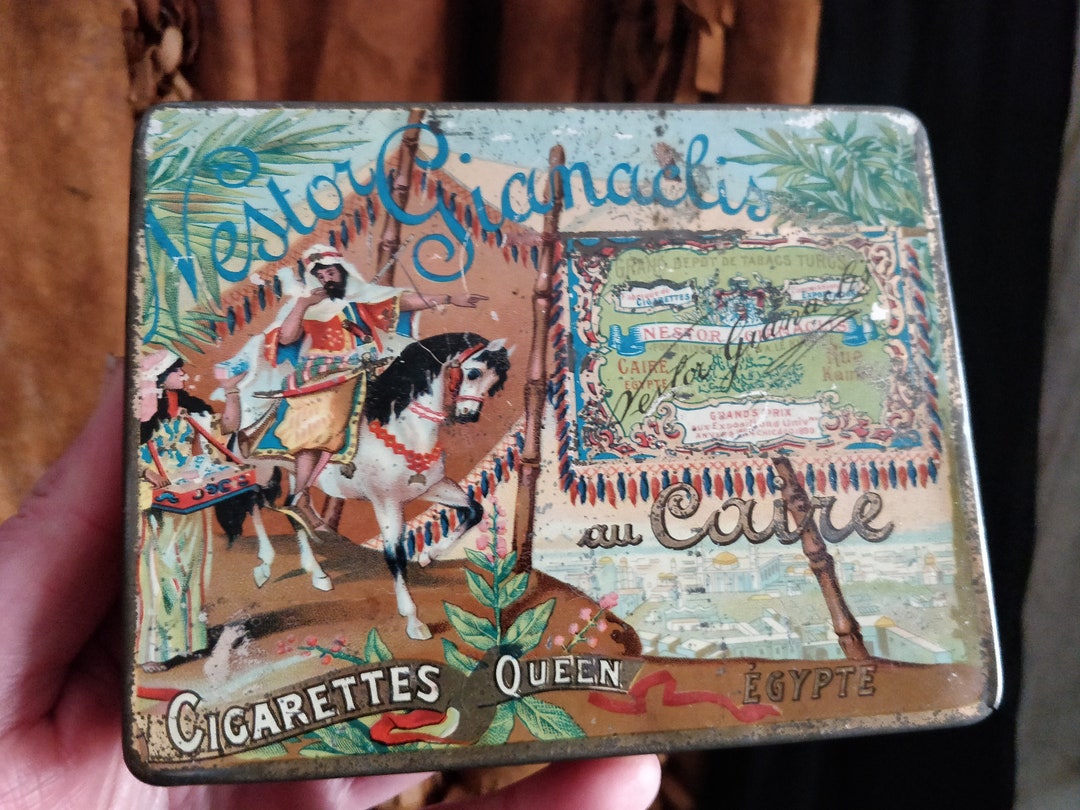 Nestor Gianaclis Cigarette Tin, Oriental Tent , Bedouin Tent, 1920-40 ...